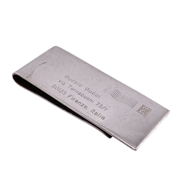 Gucci | Accessories | Gucci Address Money Clip Silver Mens | Poshmark